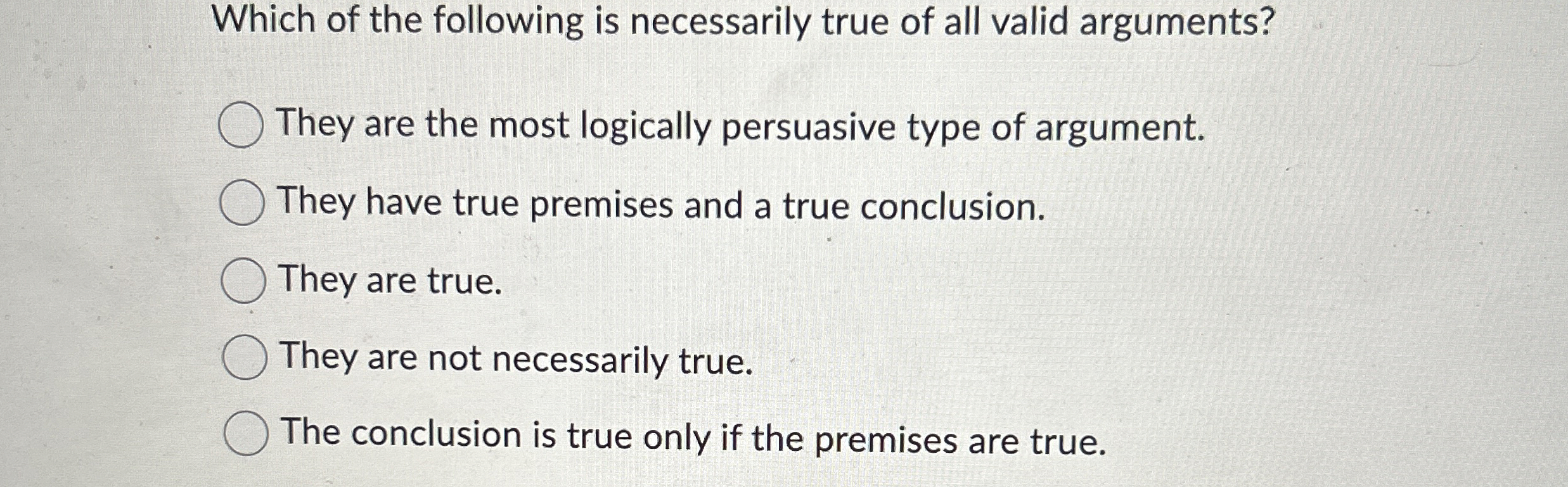 Solved Which of the following is necessarily true of all | Chegg.com