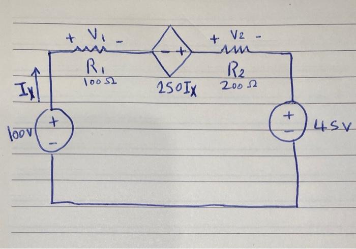 Solved Apply KVL to calculate the current (ix) passing | Chegg.com Solved Apply KVL to calculate the current (ix) passing | Chegg.com
