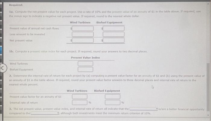 Solved Net Present Value Method, Intemal Rate of Return | Chegg.com