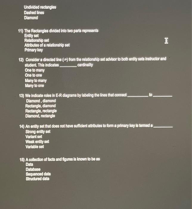 Solved 1) The number in which tuples appears in a relation | Chegg.com