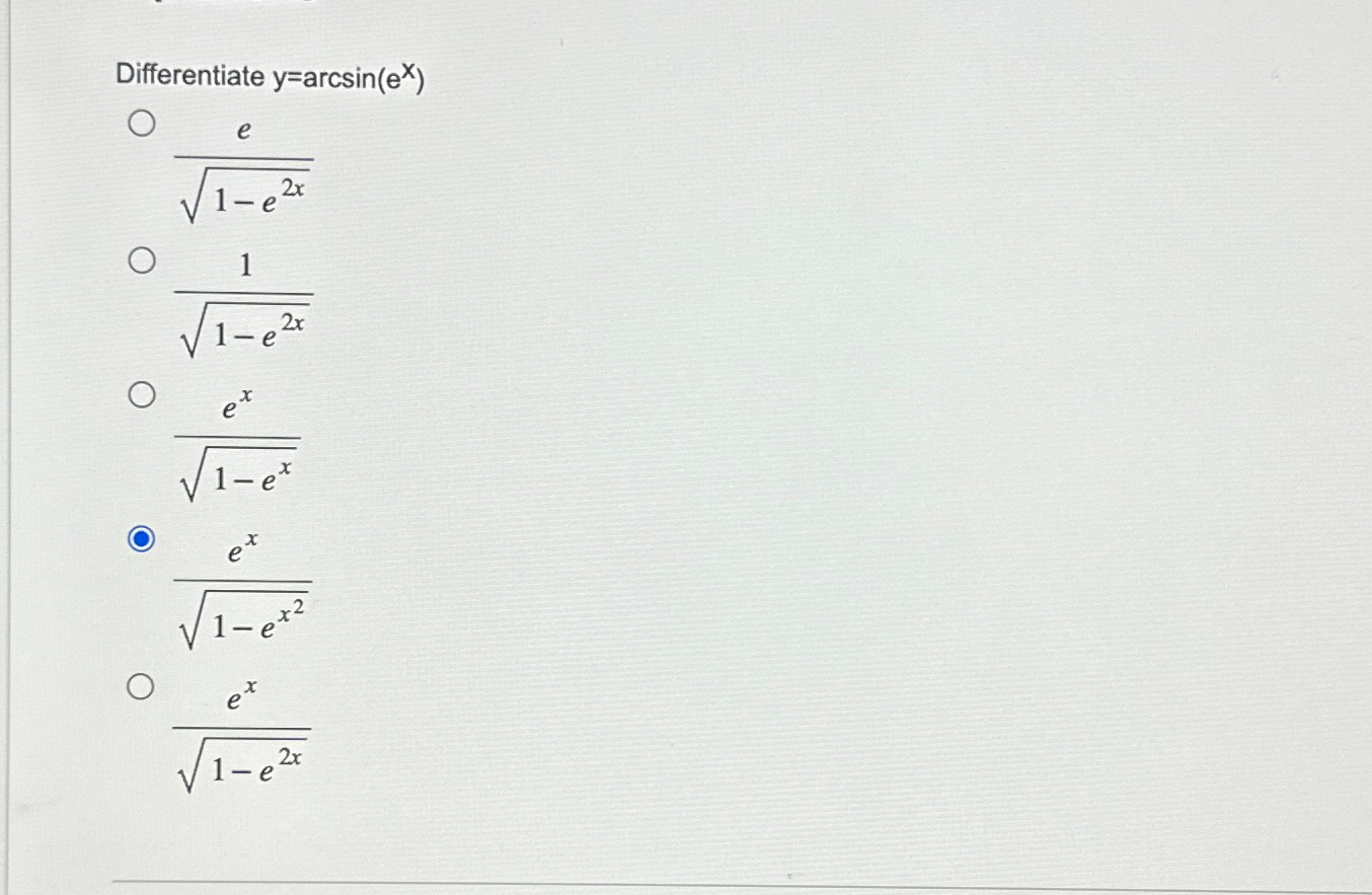 Solved Differentiate | Chegg.com