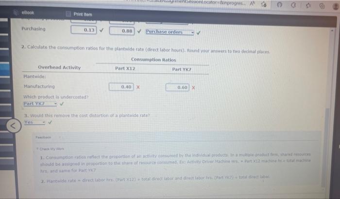 Solved Consumption Ratios Larsen, Inc. produces two types of | Chegg.com