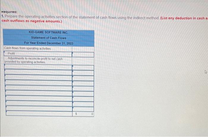 Solved Exercise 16−3 Calculating cash flows from operating | Chegg.com