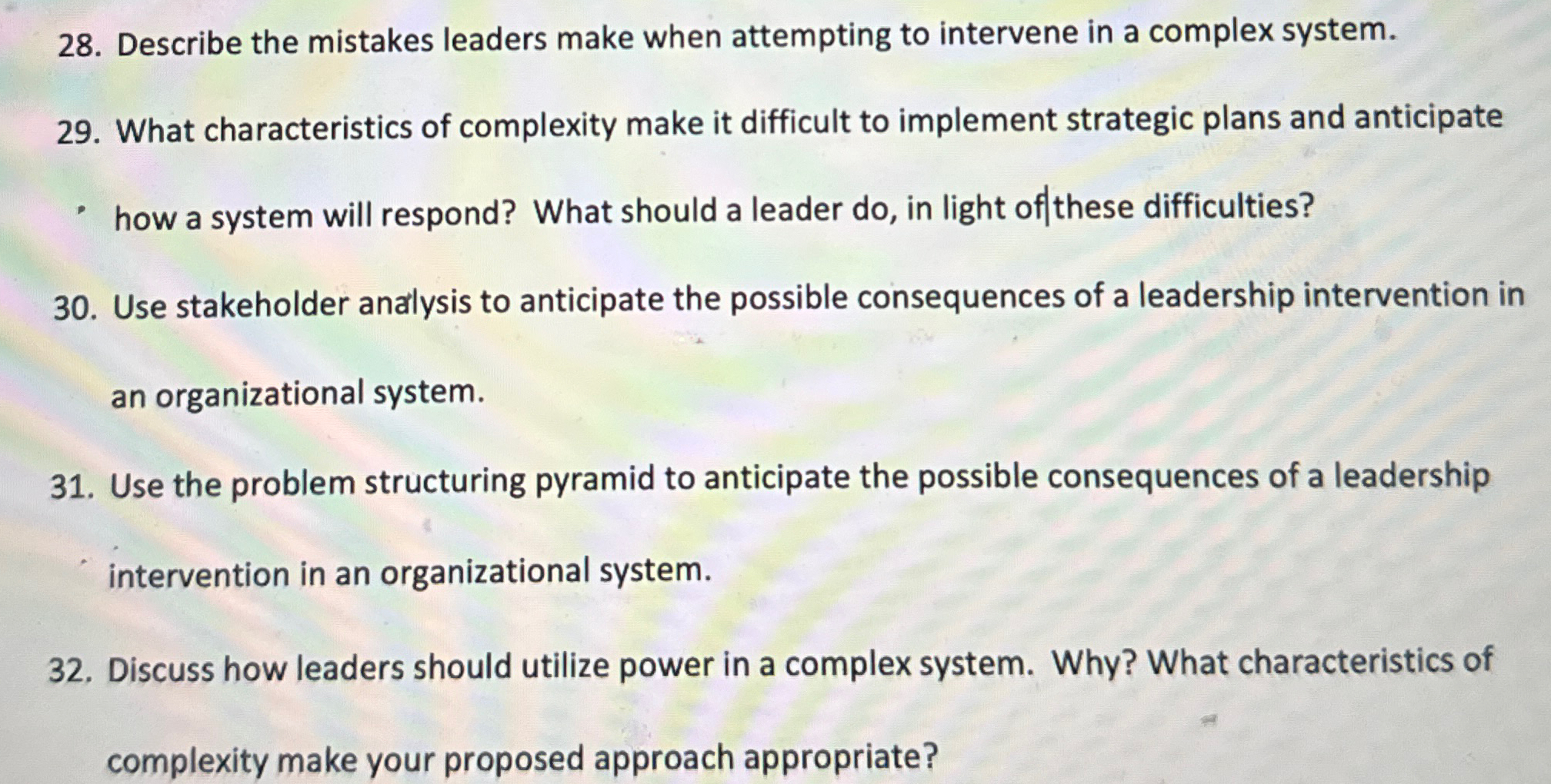 Solved Describe the mistakes leaders make when attempting to | Chegg.com