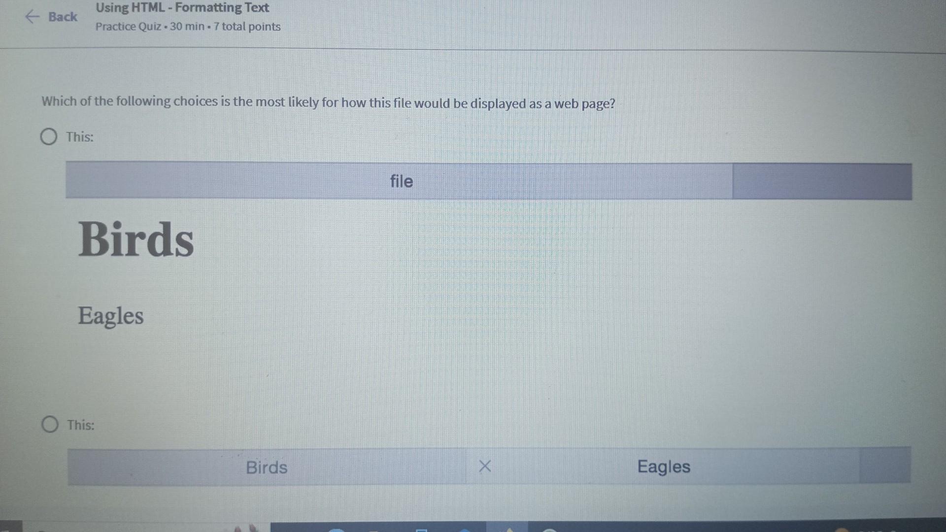 Solved This: Birds Eagles This: Birds Eagles | Chegg.com