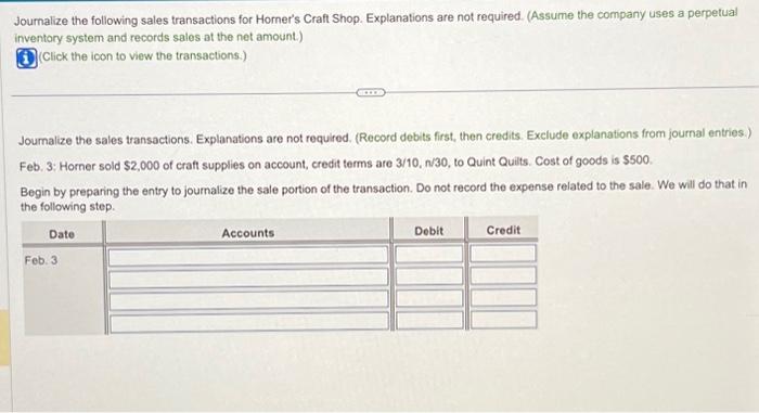 Solved Journalize the following sales transactions for | Chegg.com