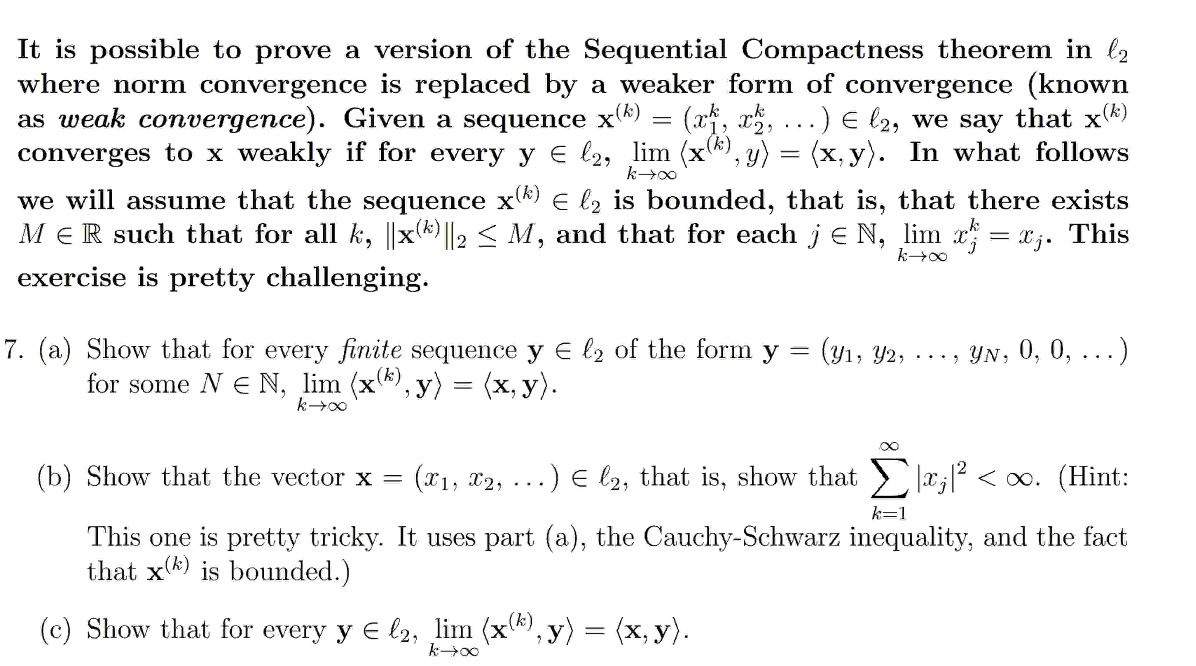 Solved It is possible to prove a version of the Sequential | Chegg.com
