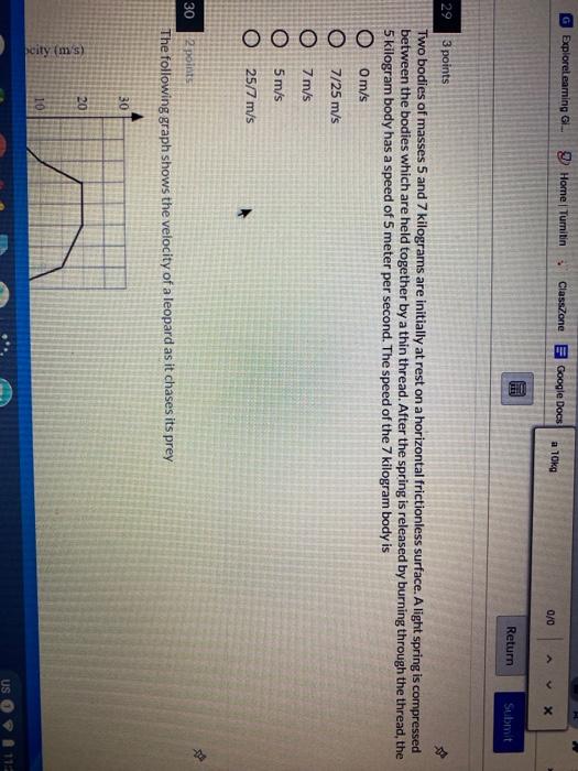 Solved Explorelearning Gl. Home Turnitin ClassZone Google | Chegg.com