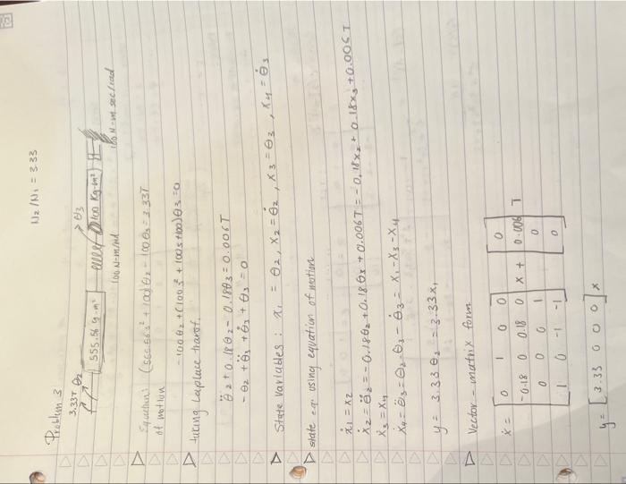 6. Represent the rotational mechanical system shown | Chegg.com
