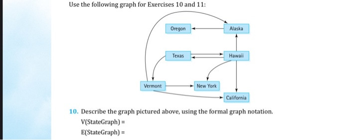 Solved 33. Using the StateGraph (see Exercise 10) describe | Chegg.com