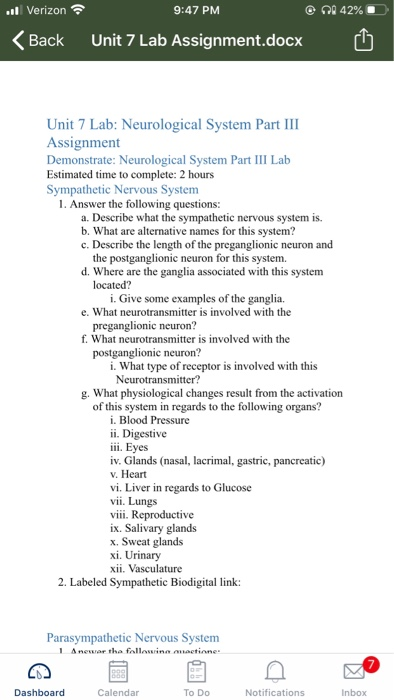 Solved Verizon 9:47 PM 0 42% Back Unit 7 Lab Assignment.docx | Chegg.com