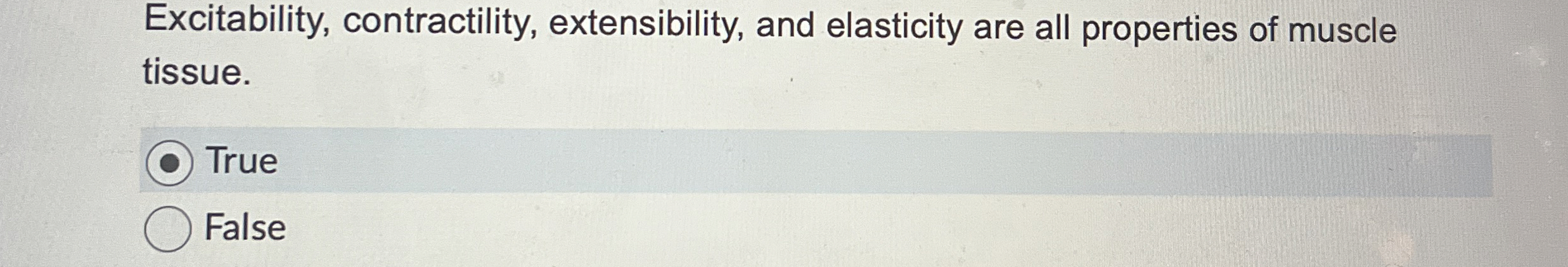 Solved Excitability, contractility, extensibility, and | Chegg.com