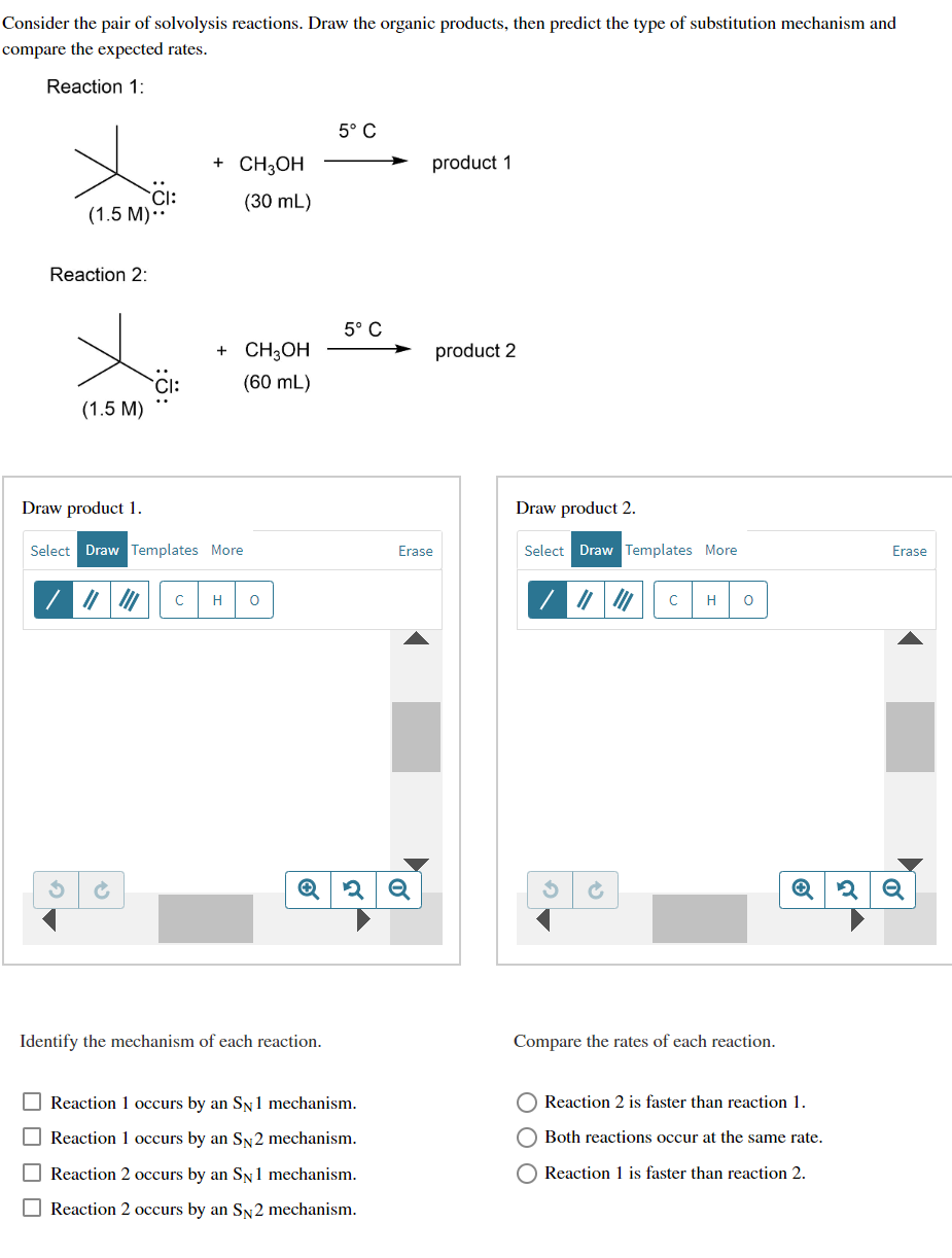 Solved Draw product 1.Identify the mechanism of each | Chegg.com