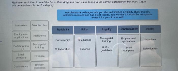 Solved Personnel Selection Standards Personnel selection is | Chegg.com