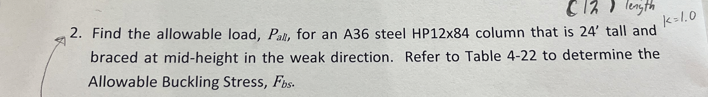 Solved Find the allowable load, Pall, , ﻿for an A36 ﻿steel | Chegg.com