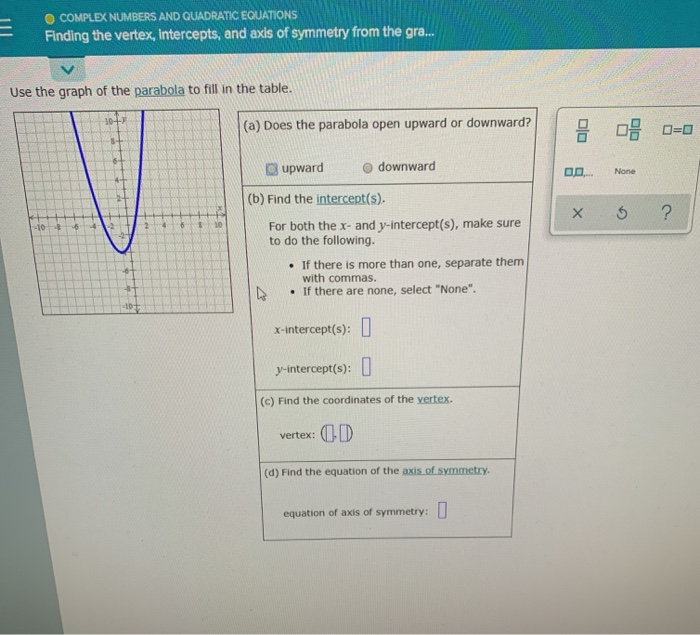 Solved O COMPLEX NUMBERS AND QUADRATIC EQUATIONS Finding the | Chegg.com