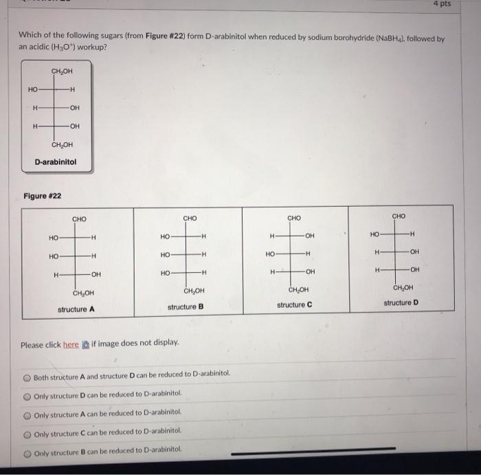 Solved Question 27 4 pts D-altrose (structure shown below) | Chegg.com