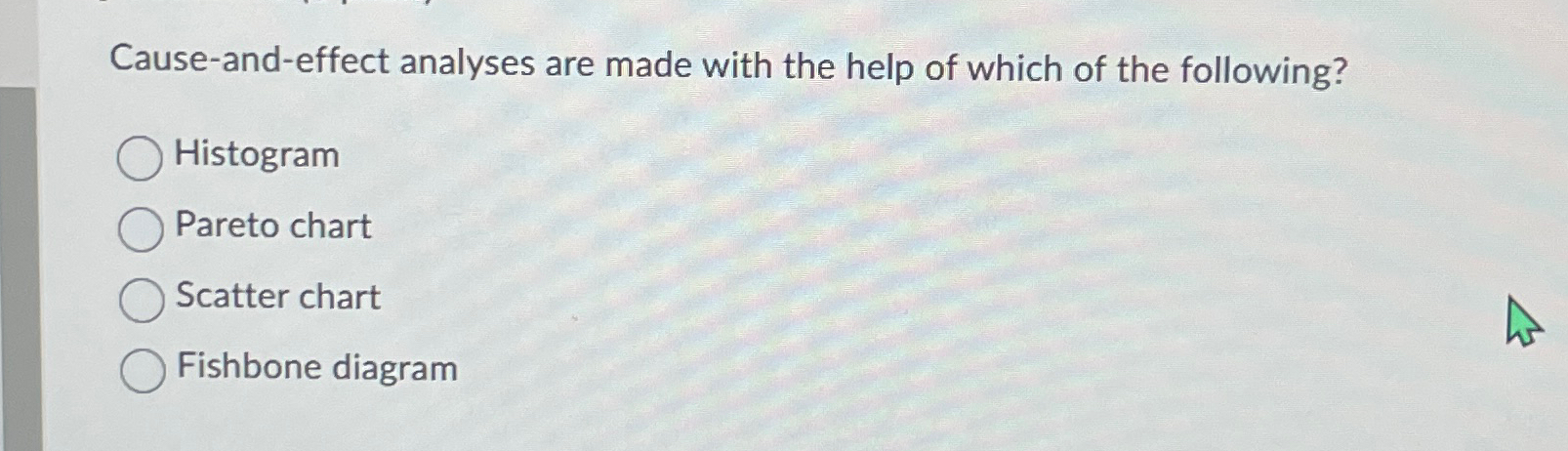 Solved Cause-and-effect analyses are made with the help of | Chegg.com
