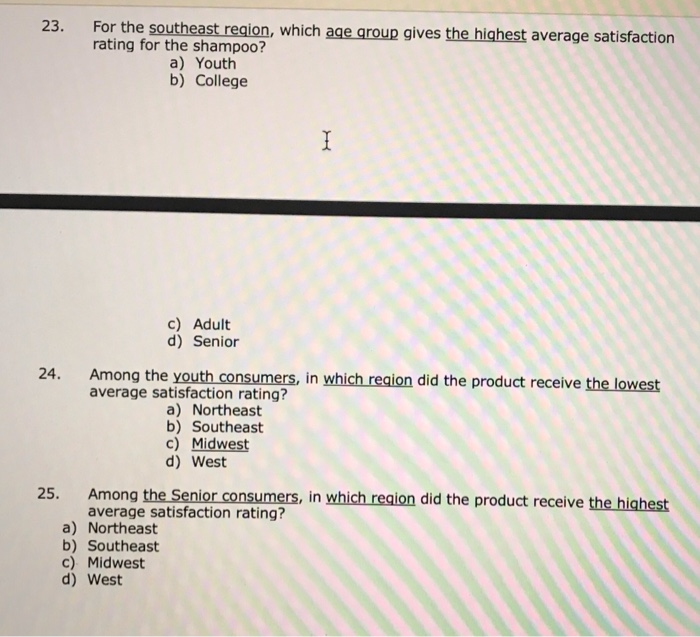 Solved A market research firm is testing consumer reaction | Chegg.com
