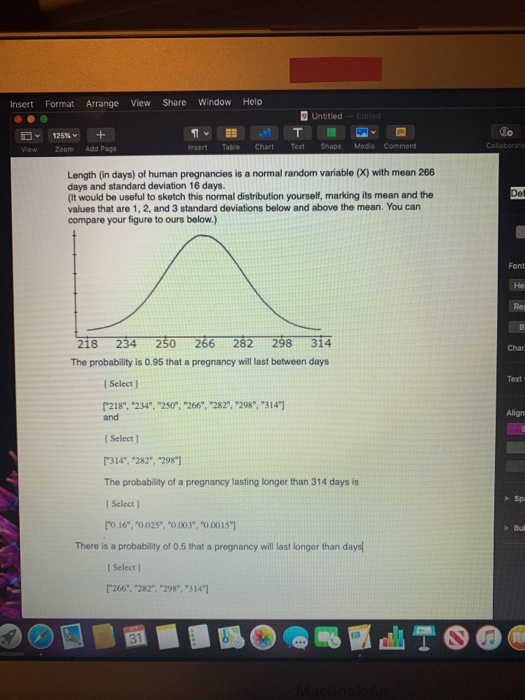 Solved Insert Format Arrange View Share Window Help Unttled | Chegg.com