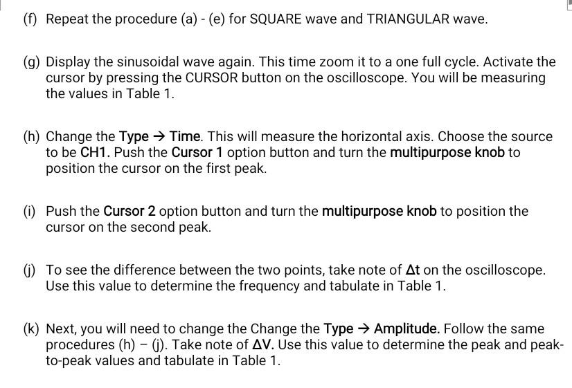 Solved Your instructor will be demonstrating to you on how | Chegg.com