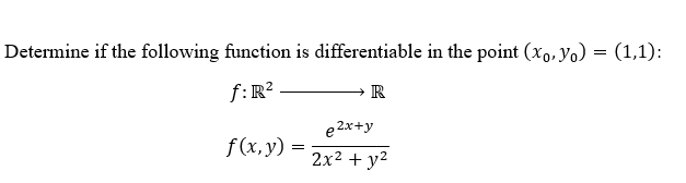 Solved Determine if the following function is differentiable | Chegg.com