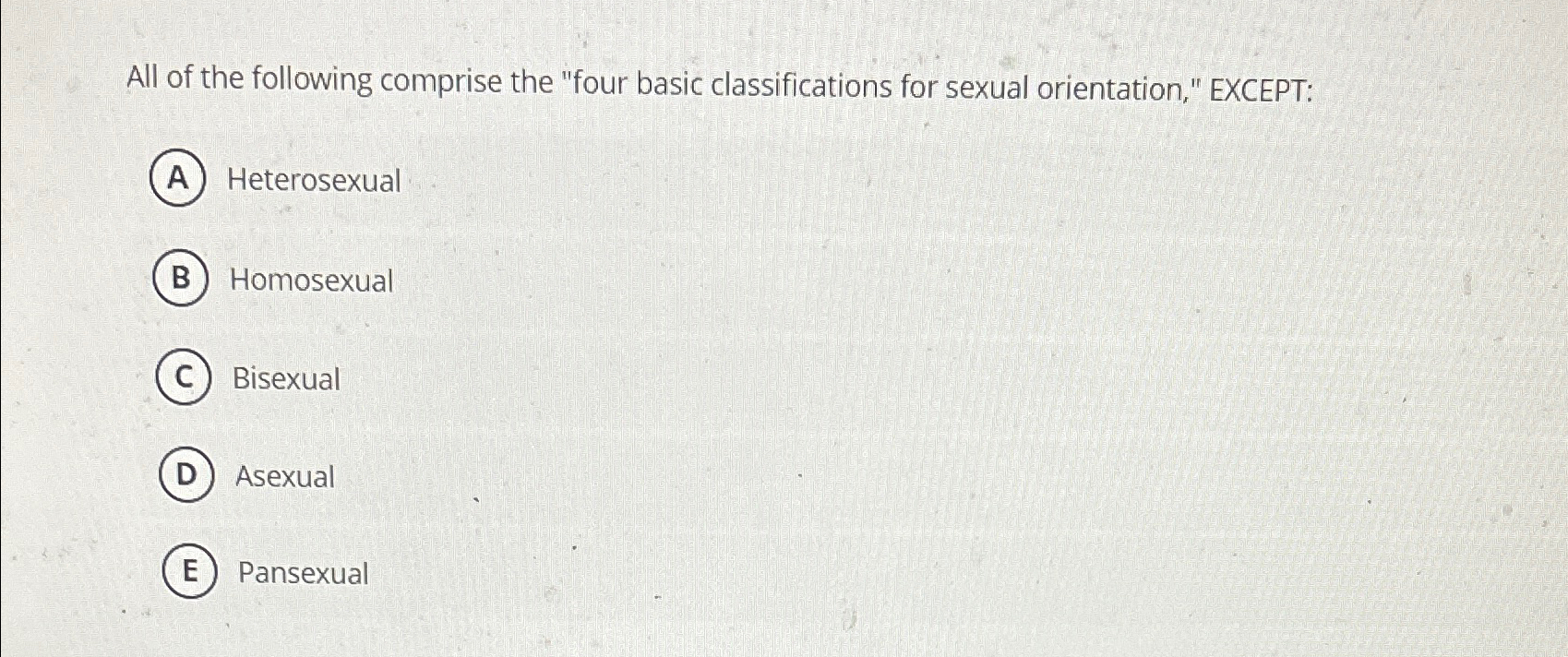 Solved All of the following comprise the "four basic | Chegg.com