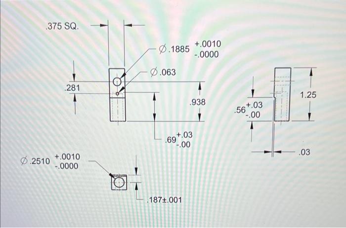 Solved i need step by step instructions to make this in creo | Chegg.com