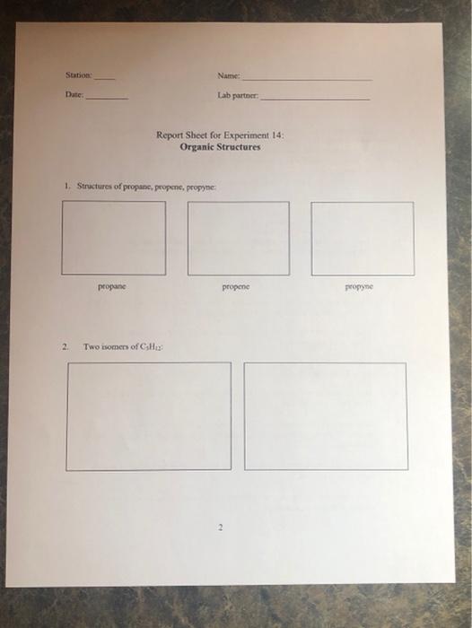 Solved Station Name: Date La partner Report Sheet for | Chegg.com