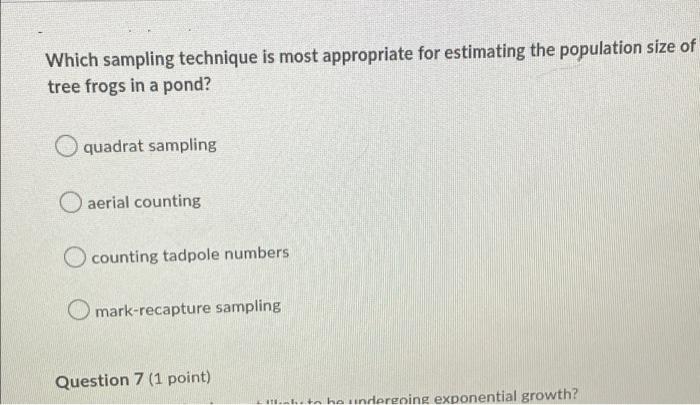 Solved Which sampling technique is most appropriate for | Chegg.com