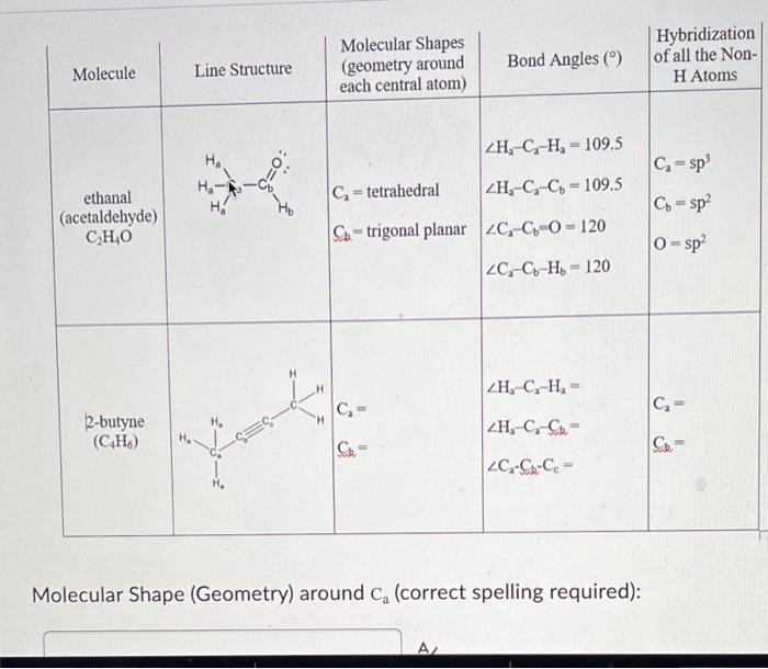 Solved \begin{tabular}{|c|c|c|c|c|c|} \hline Molecule & Line | Chegg.com