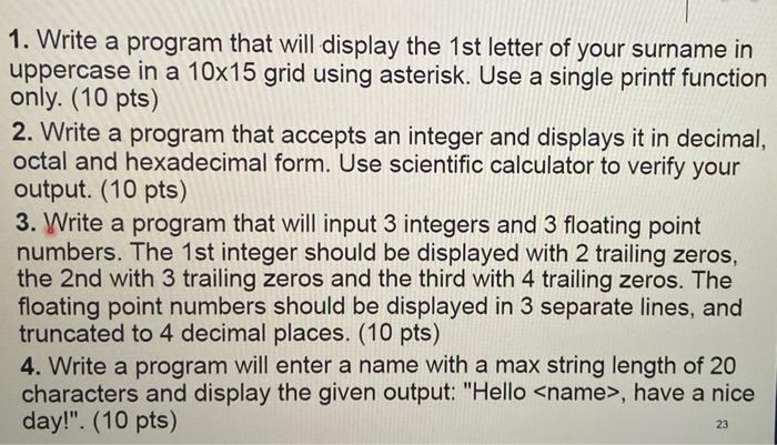 Solved Write a program that will input 3 integers and 3 | Chegg.com