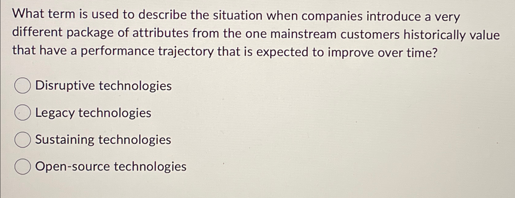 Solved What term is used to describe the situation when | Chegg.com