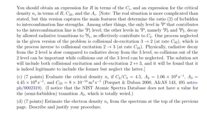 Solved Figure 1: X-ray spectrum of Capella from the Chandra | Chegg.com