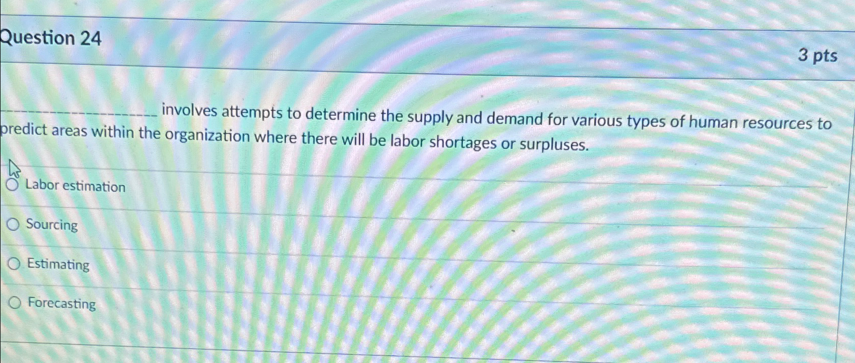 Solved Question 243 ﻿ptsinvolves attempts to determine the | Chegg.com