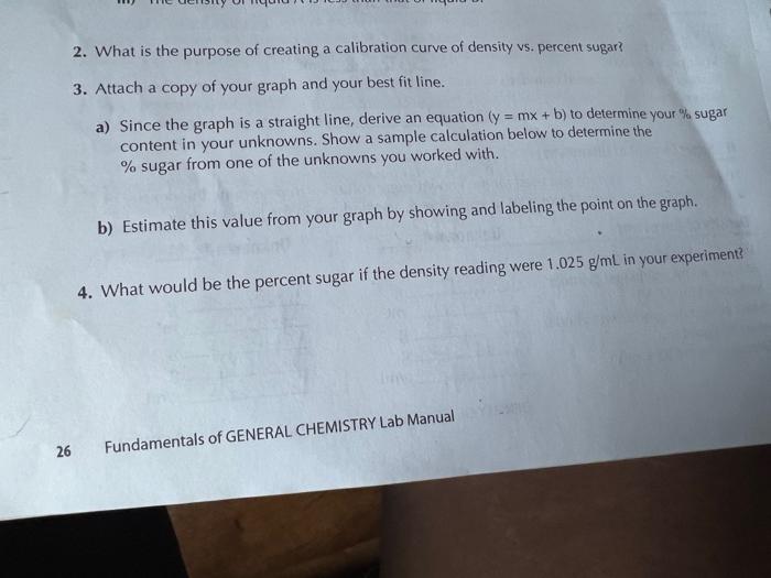 Solved 2. What is the purpose of creating a calibration | Chegg.com