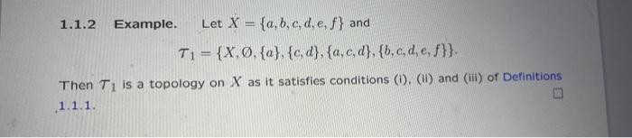 Solved 5. Let (X,T) be a topological space. A non-empty | Chegg.com