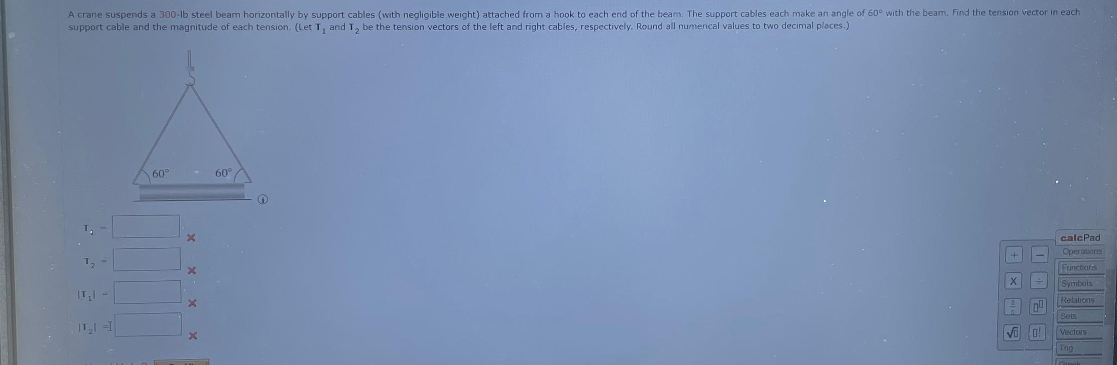 Solved T2= xT2=|T1|=|T2|= | Chegg.com