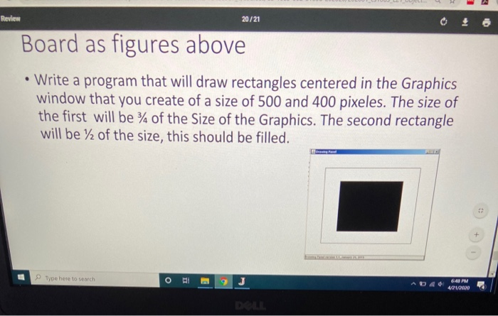 Solved Review 20/21 Board as figures above • Write a program | Chegg.com