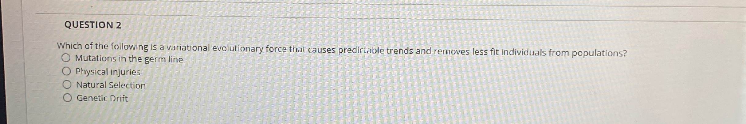 Solved Question 2which Of The Following Is A Variational