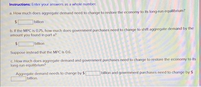 Solved The graph below depicts an economy where a decline in | Chegg.com