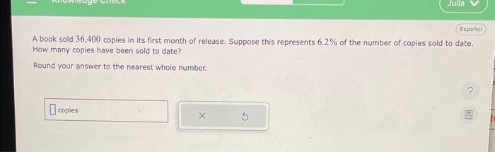 Solved A book sold 36,400 coples in its first month of | Chegg.com