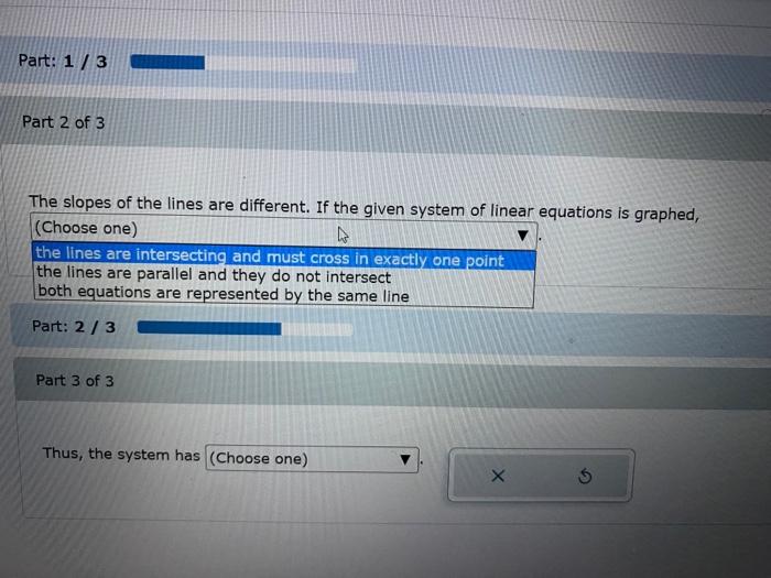 Solved system of equations is given in which each equation | Chegg.com