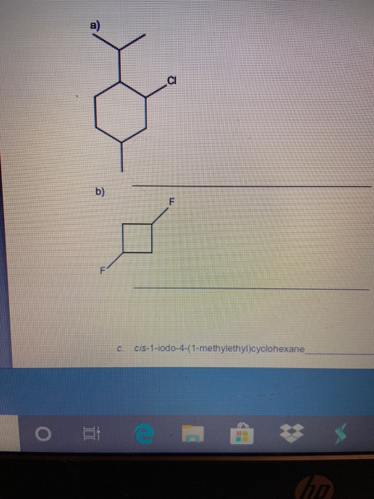 Solved C. Cis-1-iodo-4-1-methylethyl)cyclohexane o ECM @ $$ | Chegg.com