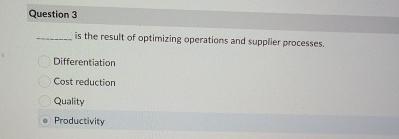 Solved Question 3is the result of optimizing operations and | Chegg.com
