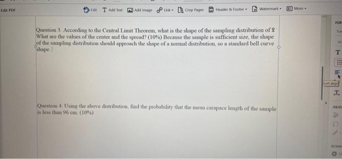 Solved MATH 201 Statistics for Environmental Professionals | Chegg.com
