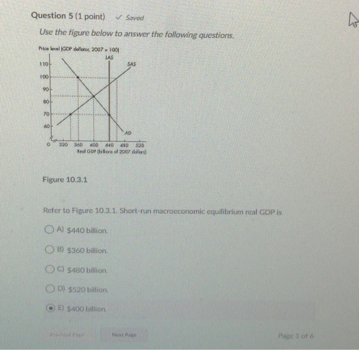 Solved Question 4 (1 point) Saved Use the figure below to | Chegg.com