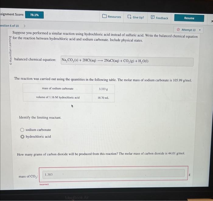 Solved Suppose you performed a similar experiment reacting | Chegg.com