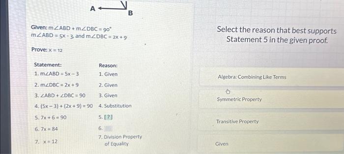 Solved Select the reason that best supports Statement 5 in | Chegg.com