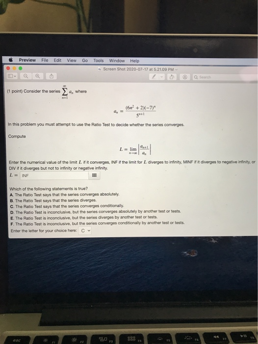 Solved Preview File Edit View Go Tools Window Help Screen | Chegg.com